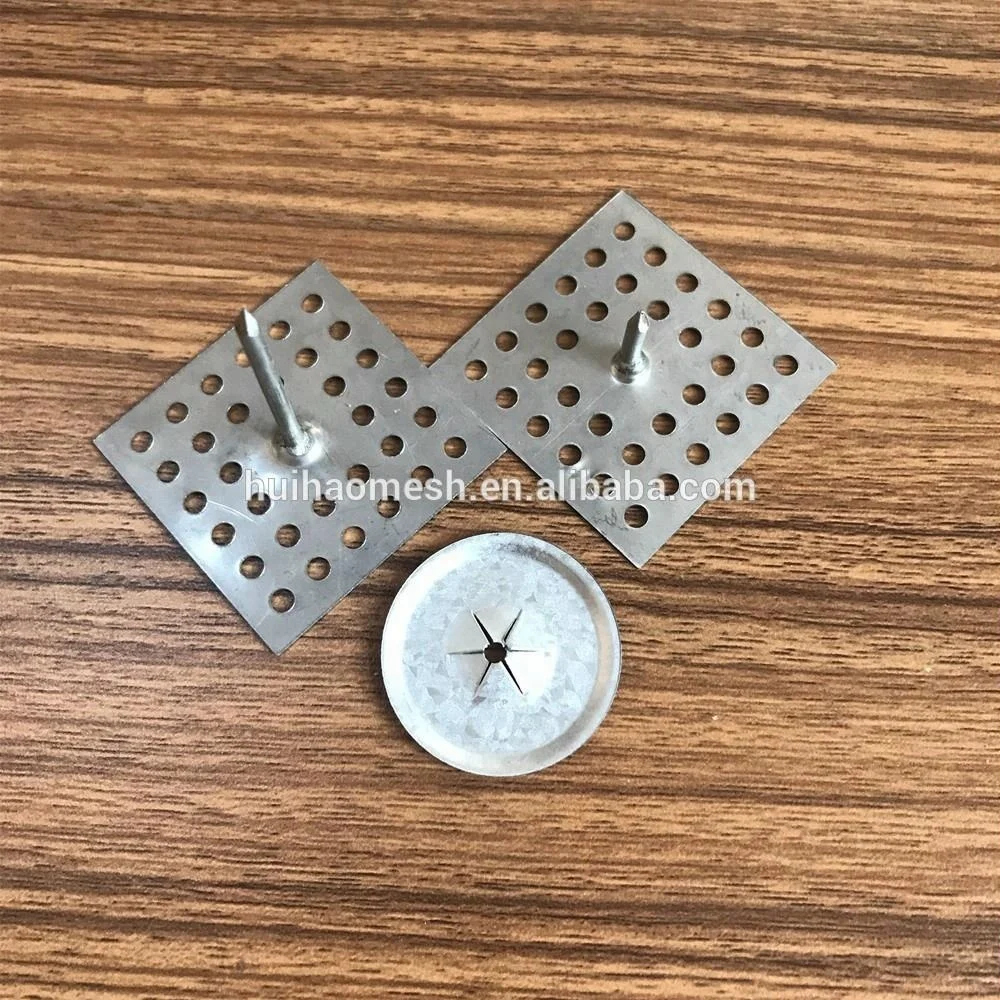 Perforated Base Insulation Pins With 30mm Diameter Self Locking Washers ...