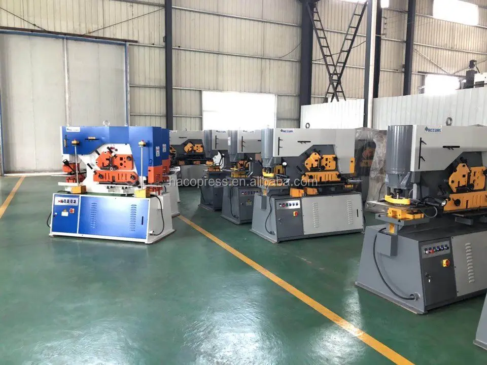 Hydraulic Universal Combined Ironworker, Double Linkage Hydraulic Metal ...