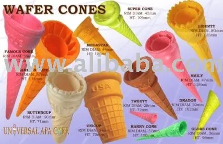 types of ice cream cones