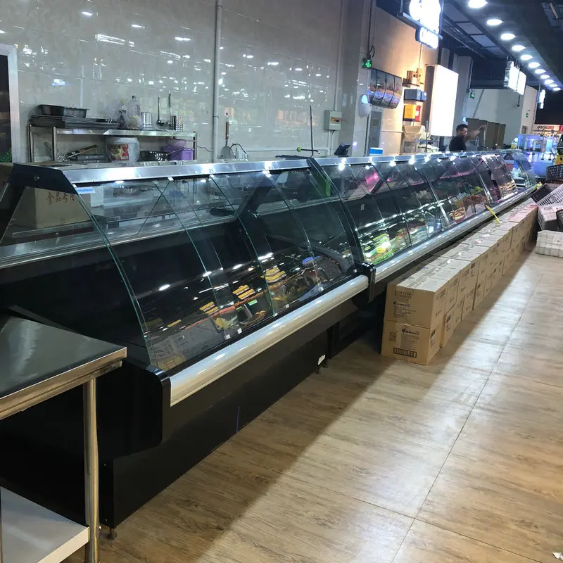 Commercial Fridge Butcher Store Refrigerator Meat,Deli Food Display ...