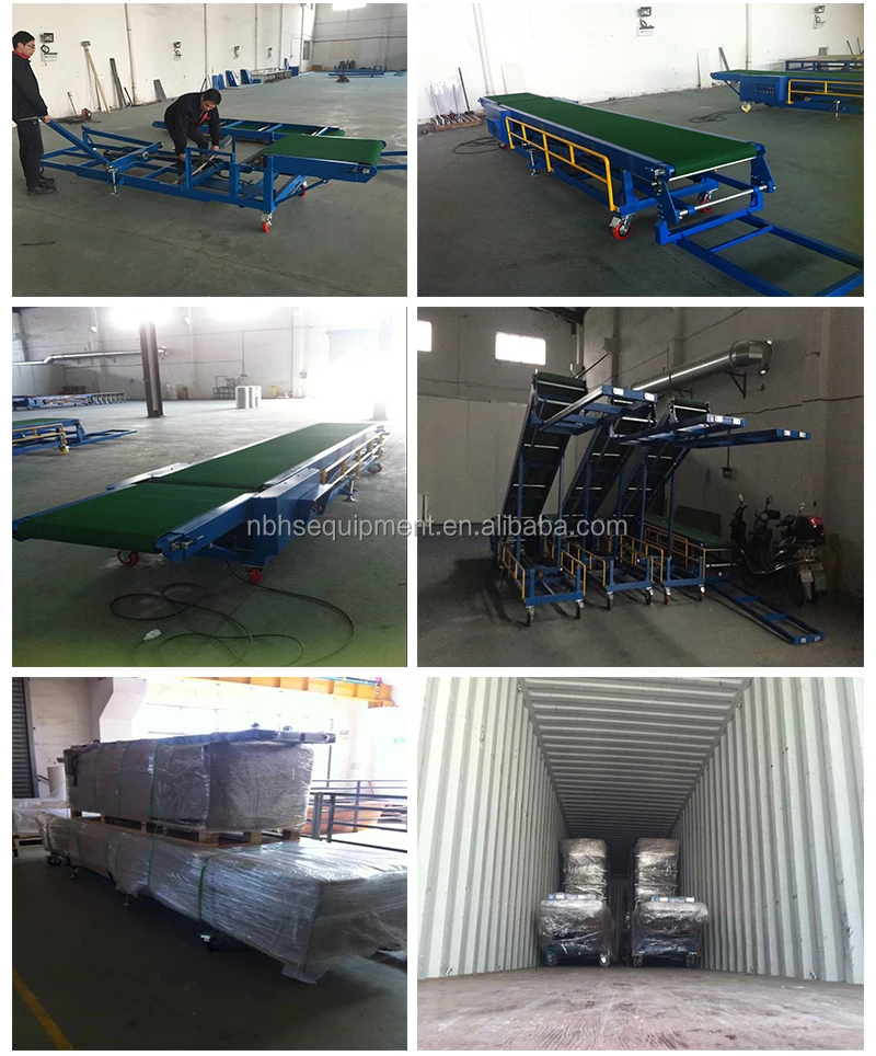 Loading/offloading Inclined Belt Conveyor - Buy Inclined Belt Conveyor ...