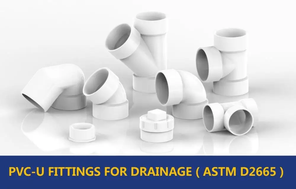 PVC UPVC Plastic ASTM D2665 Socket DWV Pipe Elbow Fittings