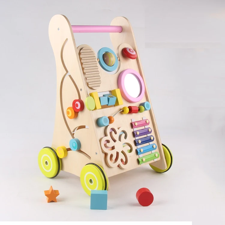 New Design Children Educational Wooden Baby Walker - Buy Wooden Baby ...