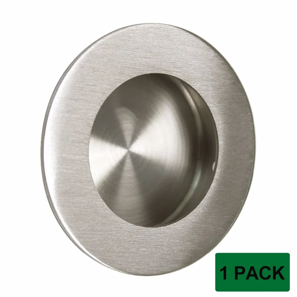 Large Round Recessed Stainless Steel Flush Pull Handle - Buy Door ...