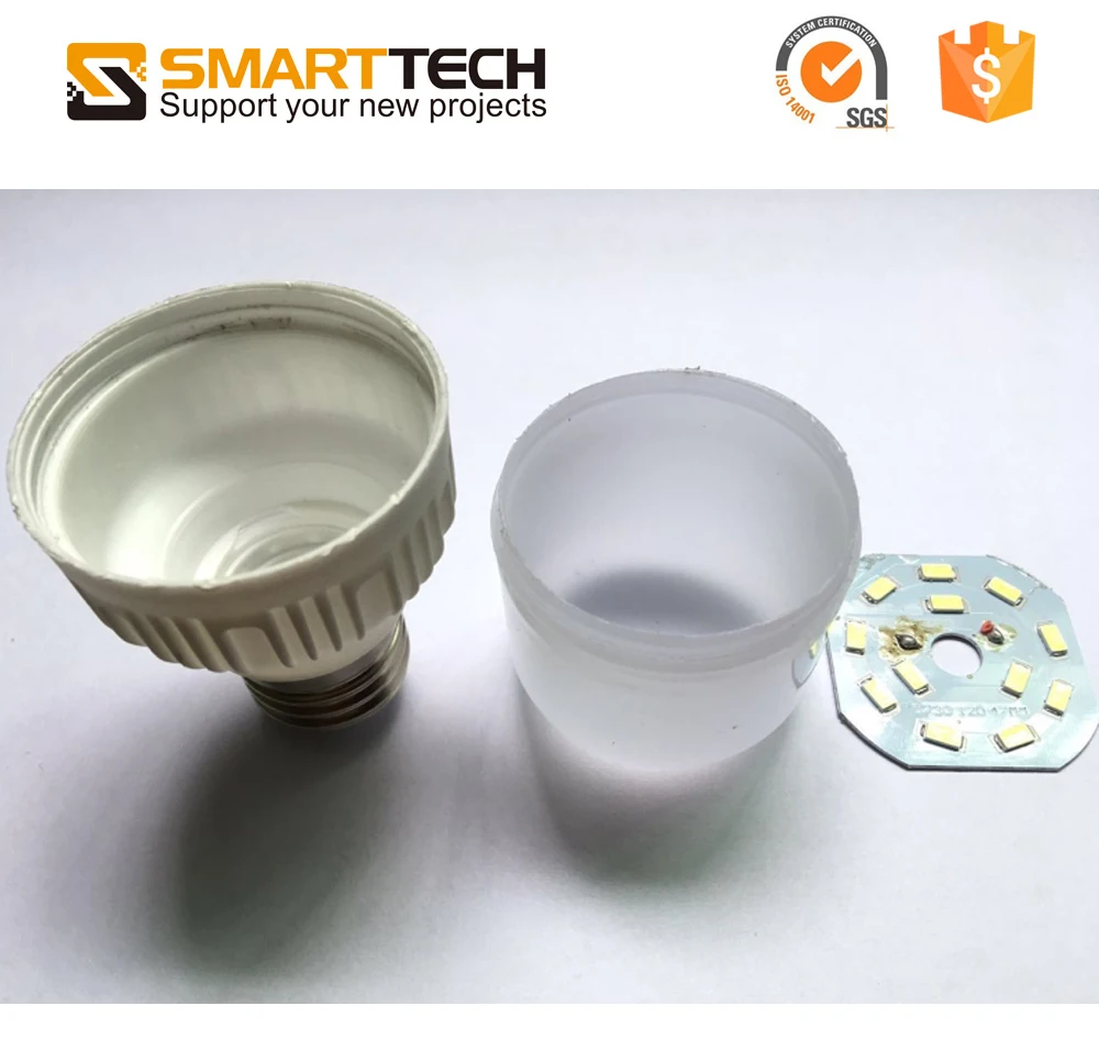 Household Led Light Bulb Plastic Cover Injection Mold - Buy Led Bulb ...