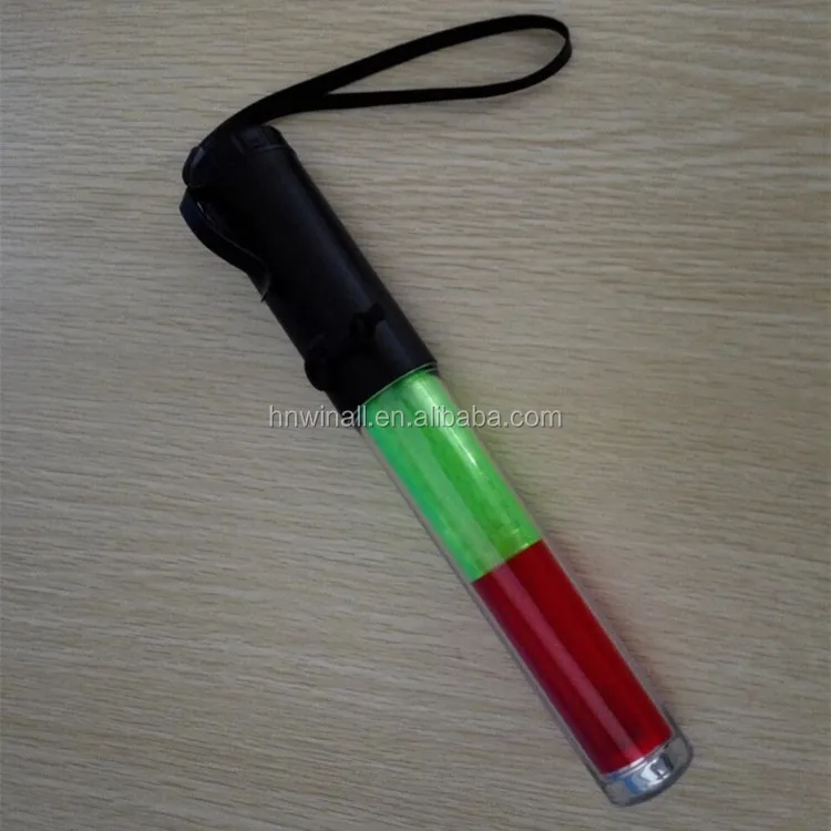 Road Traffic Warning Torch Light Marshalling Stick Baton Wand ...