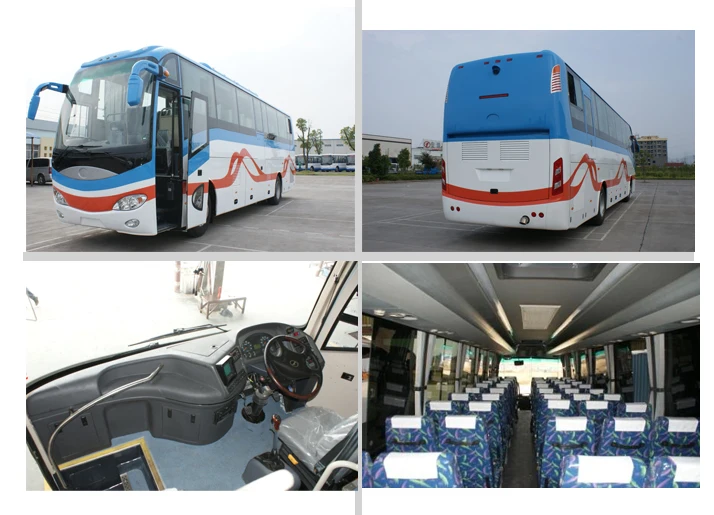 12m Long Coach Bus - 48 to 60 Seater Tour Passenger Vehicles for Africa