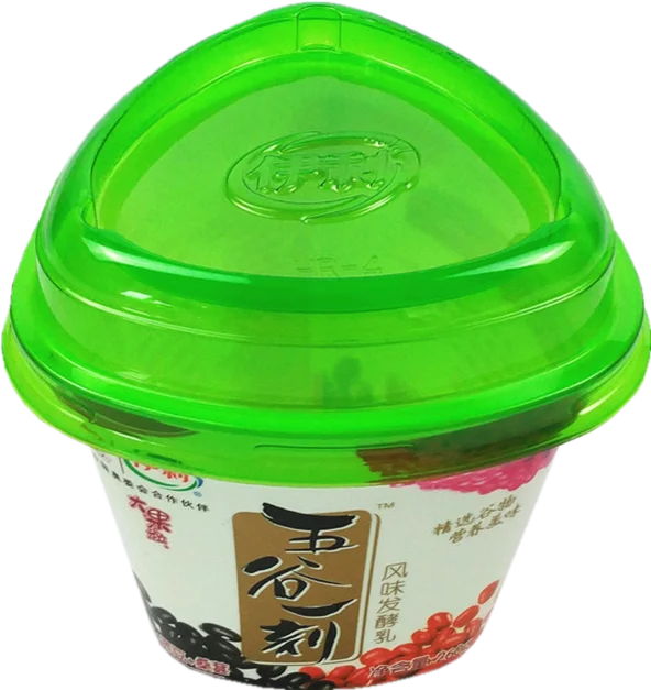 Hot Sale Custom Triangle Yoghurt Container Plastic Yogurt Cup - Buy ...