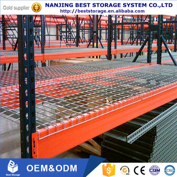 Selective Pallet Rack Galvanized Welded Wire Mesh Decking Panel - Buy ...