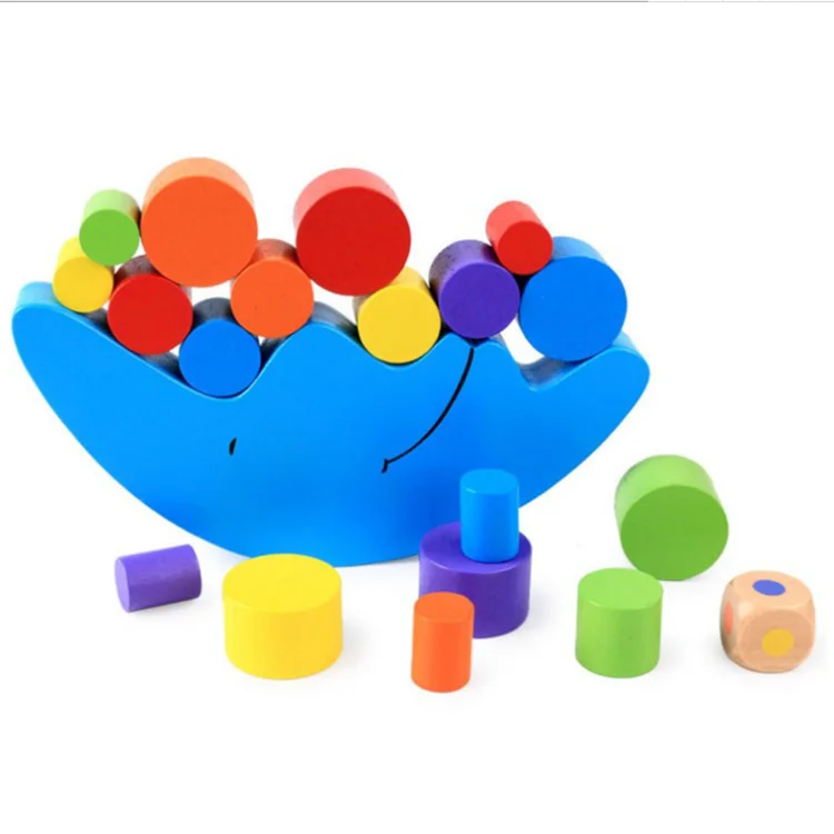 Early Educational Toy Block Toy Handmade Cute Animal Balance Toy - Buy ...