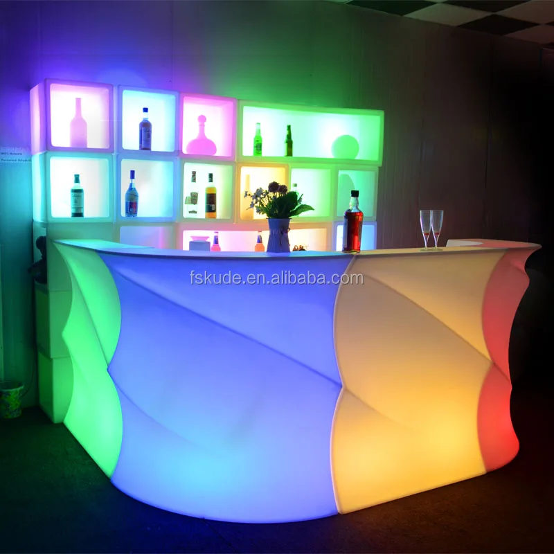 Led Bar Counter China Supply Outdoor Lighted Bar Counter Led Furniture ...