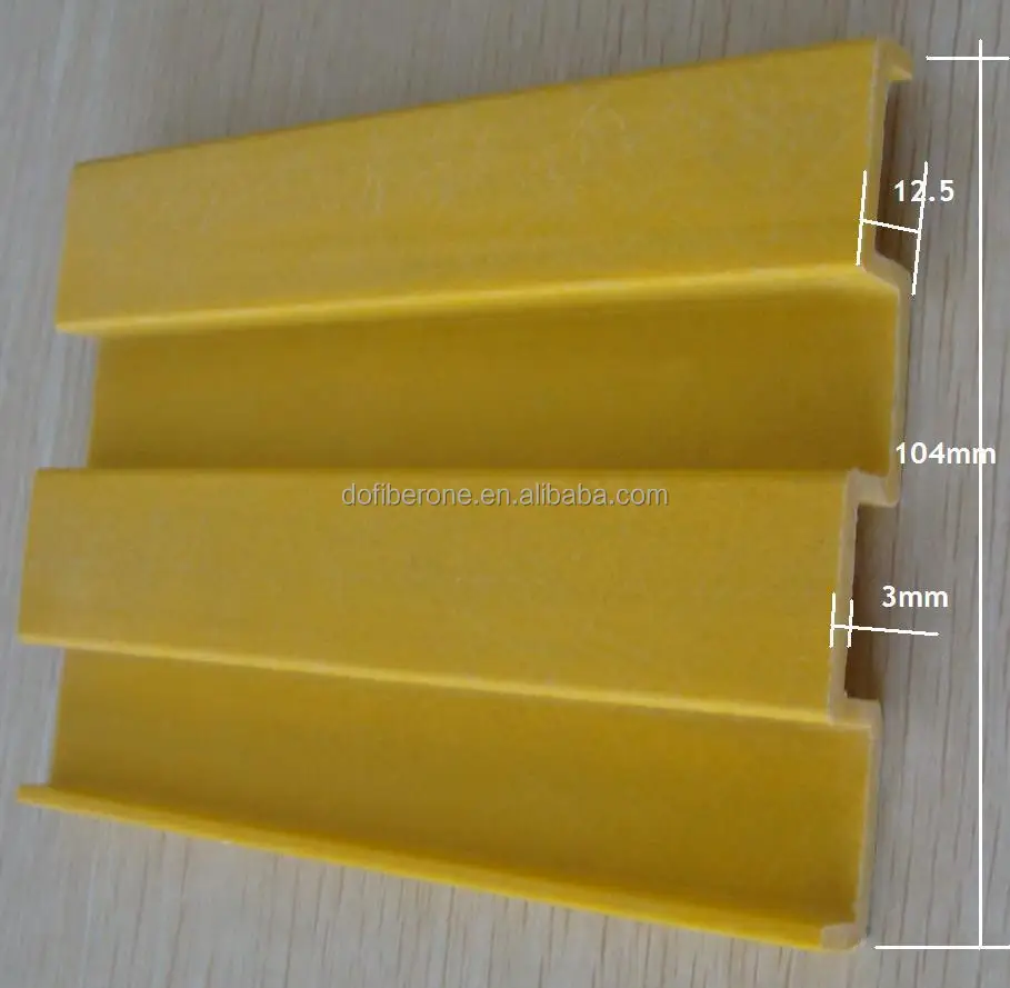 FRP Fiberglass Handrail and Kick Board - Durable & Stylish