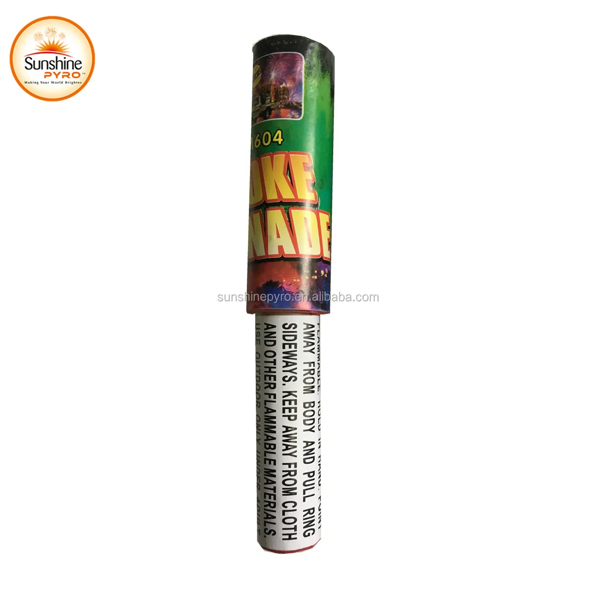 45 Seconds Hand Held Pull Ring Type Green Smoke Fireworks - Buy Smoke ...