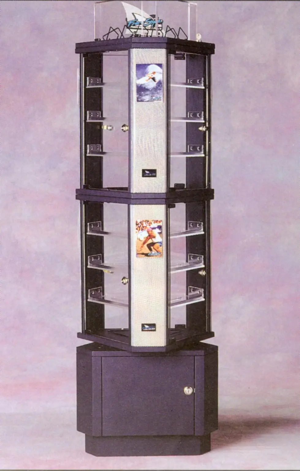 Luxury Acrylic Desktop Rotating Watch Display Stand Holder Display Rack ...