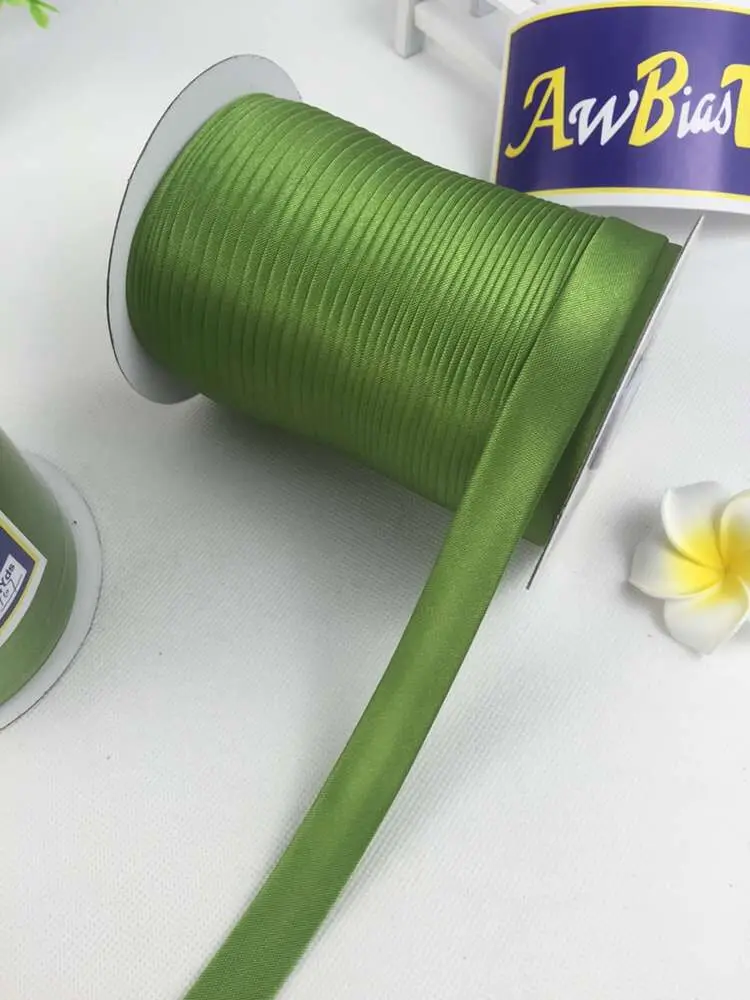 120yds 144yds Aw Bias Tape Polyester Satin Single Folded Bias Binding ...