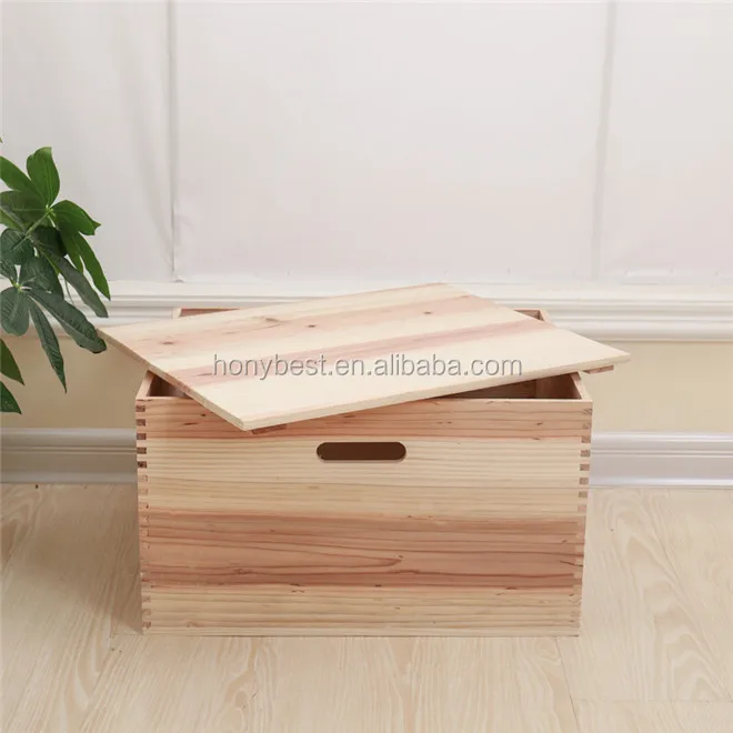 Unpainted Large Cedar Box - Perfect for Storage & Gifts