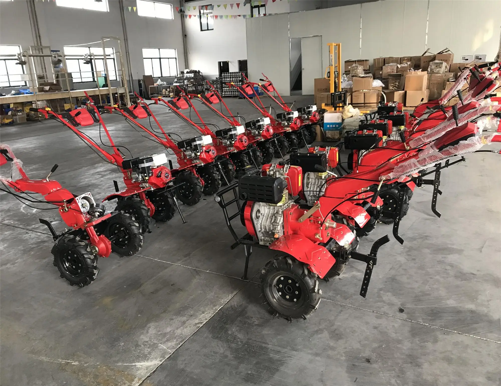 FSH Power Tiller - Diesel Engine Cultivator for Farm Use