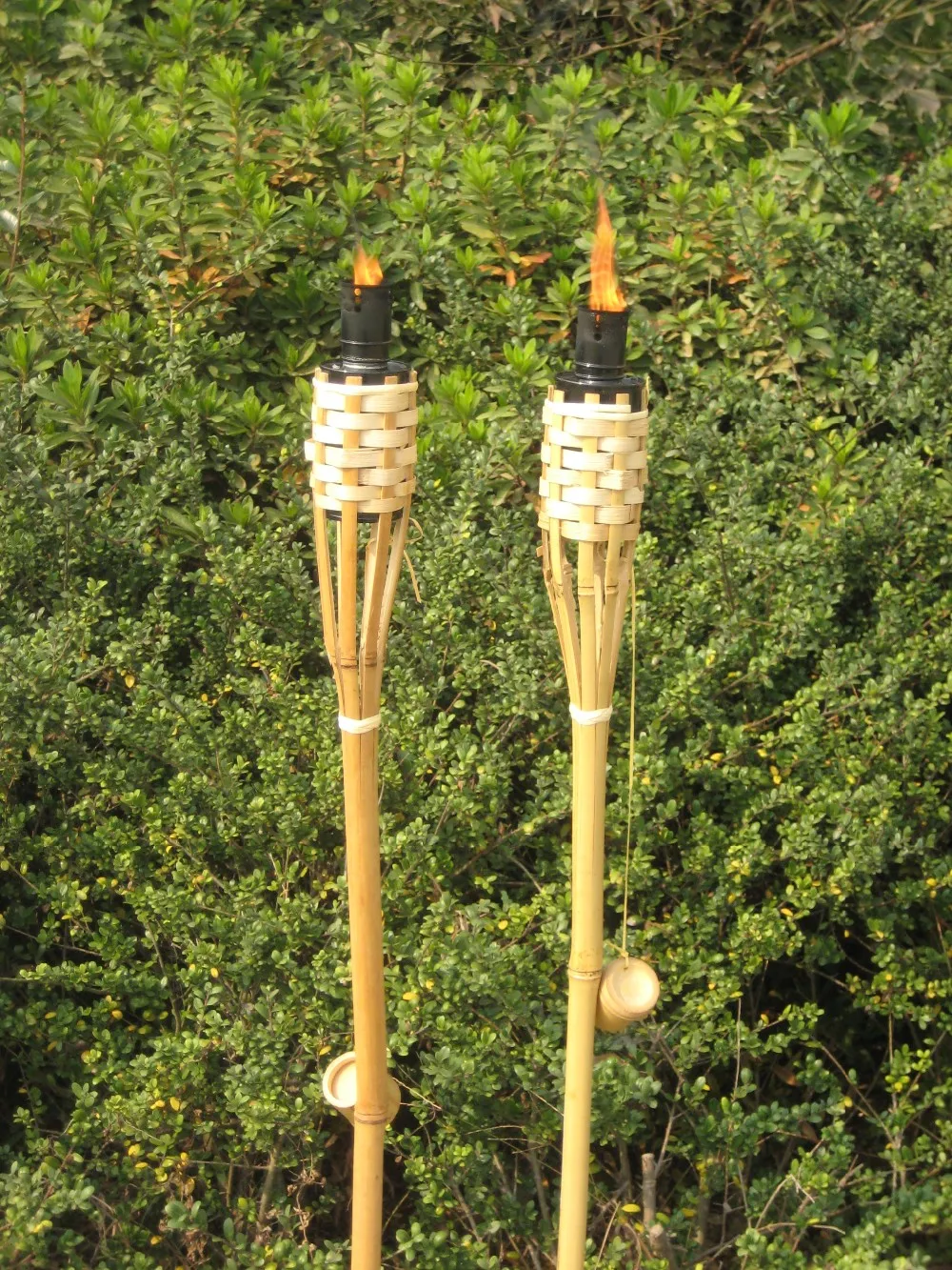 Outdoor Pwder Coated Metal Garden Torch Tiki Torch Metal Promotion ...