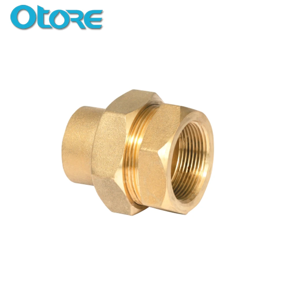 Cw617n Brass Straight Union Connectors Female Union Pipe Fitting For Copper Tube - Buy Brass ...