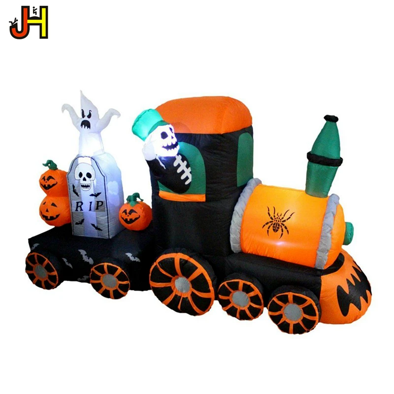 Advertising Inflatable Halloween Ghost Train For Halloween Decoration ...