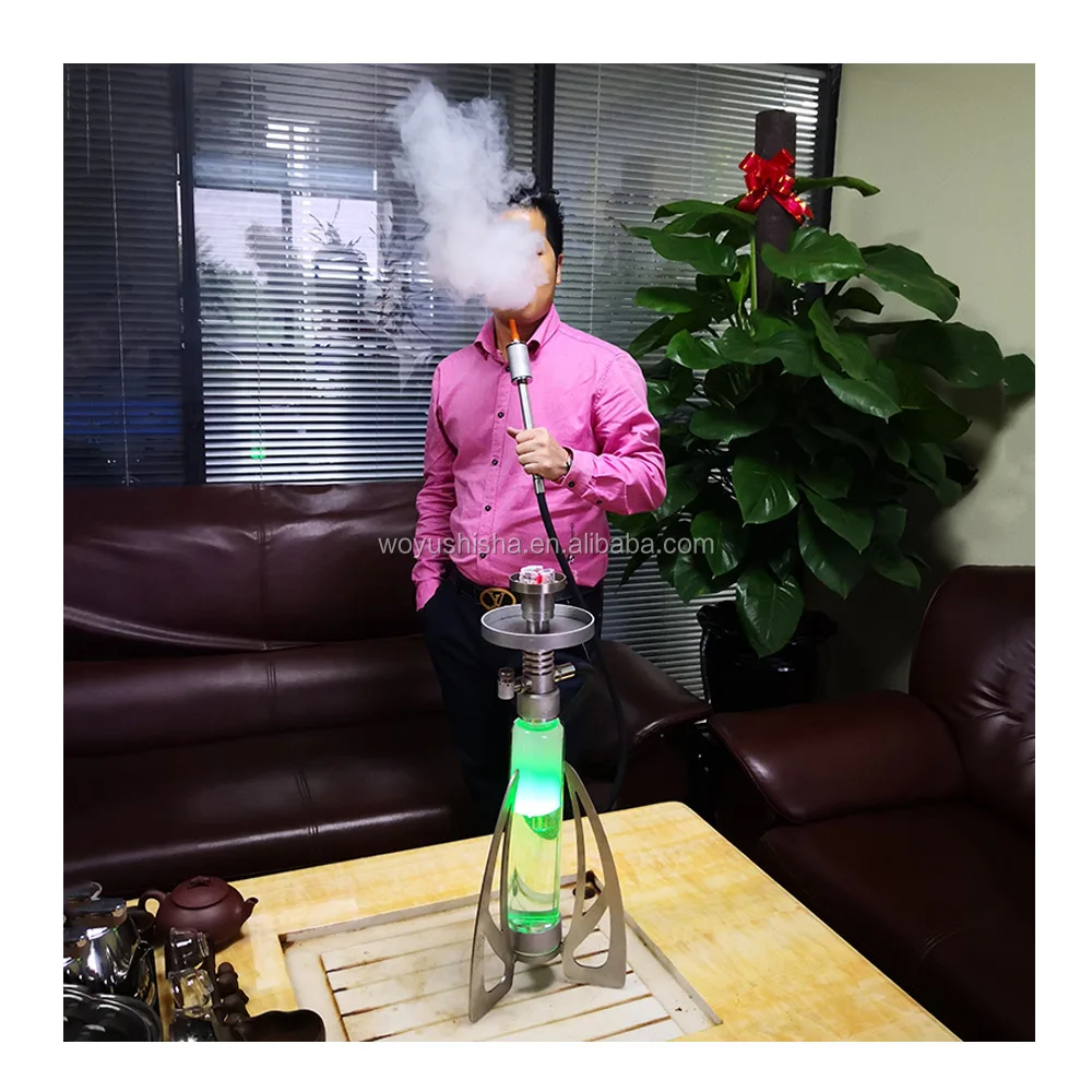 New Design Led Hookah Led Shisha Led Nargile Technical Hookah With Ice ...