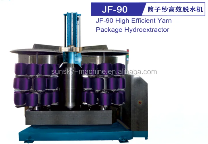 Jf-90 Series Inverter Control Bobbin Yarn Hydro Extractor - Buy Yarn ...