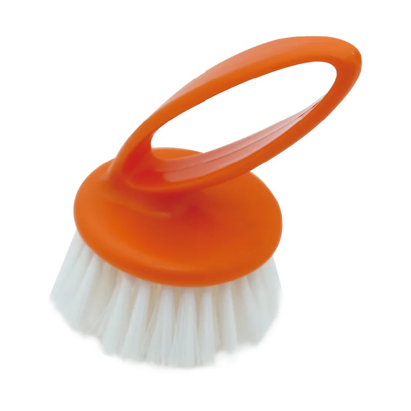Plastic Round Kitchen Cleaning Scrub Brush Household Cleaning Hand As ...