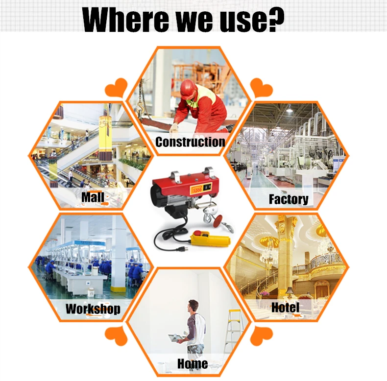 Pa Type Pa1000 500kg/1000kg 110v 220v 230v Wireless Remote Control Mini ...