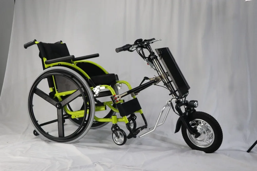 Disability 250w Electric One Wheel Bike For Wheelchair With 36v 8.8ah ...