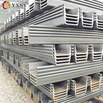 U Type Trench Shoring Steel Sheet Pile - Buy Steel Sheet Pile,U Type ...