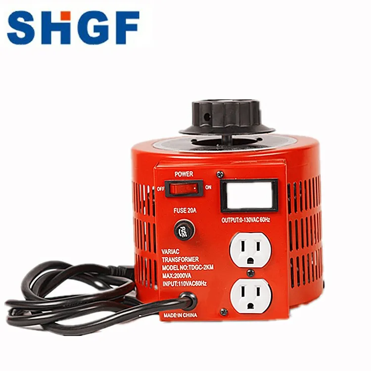 Tdgc-2kva 220v 110v Variable Variac Transformer - Buy Variac Varaic ...