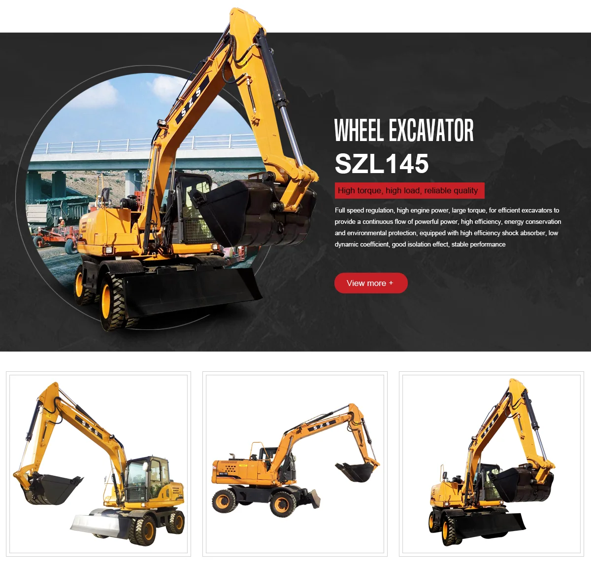 Yucheng Shanzhong Machinery Co., Ltd. - wheel excavator, crawler excavator