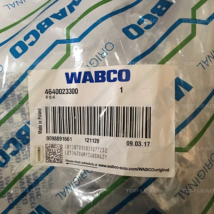 4640023300 Wabco Levelling Valve - Buy 4640023300,464 002 330 0,Genuine ...