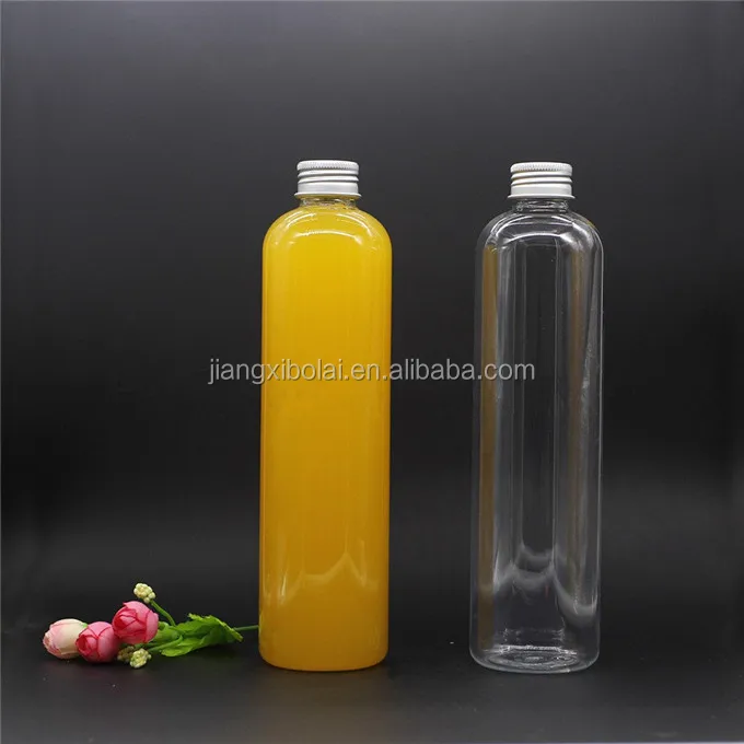 500ml Transparent Cylinder Shape Plastic Disposable Pet Cold Press ...