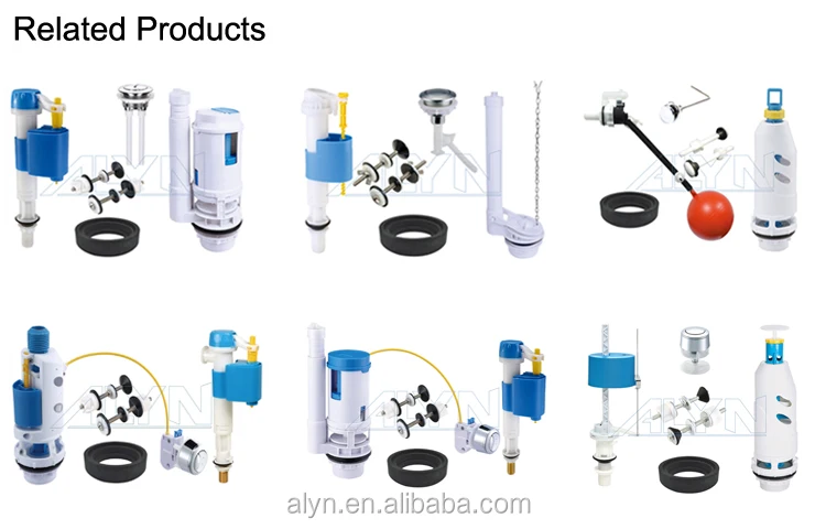 Bathroom Toilet Fittings Cistern Flush Mechanism - Eco-friendly