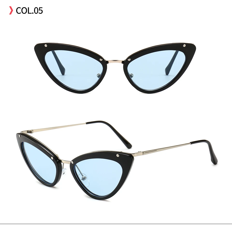22040 Superhot Eyewear 2018 New Women Cateye Sun Glasses Cute Lady