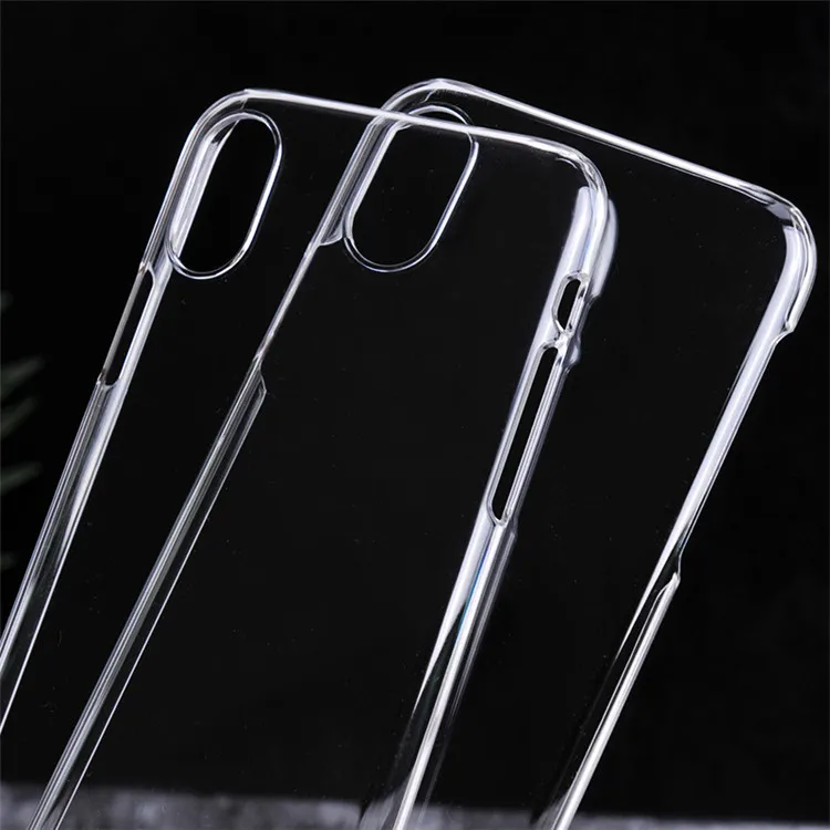 Jesoy Plain Plastic Transparent Blank Cell Phone Cases For Iphone 5 5s ...