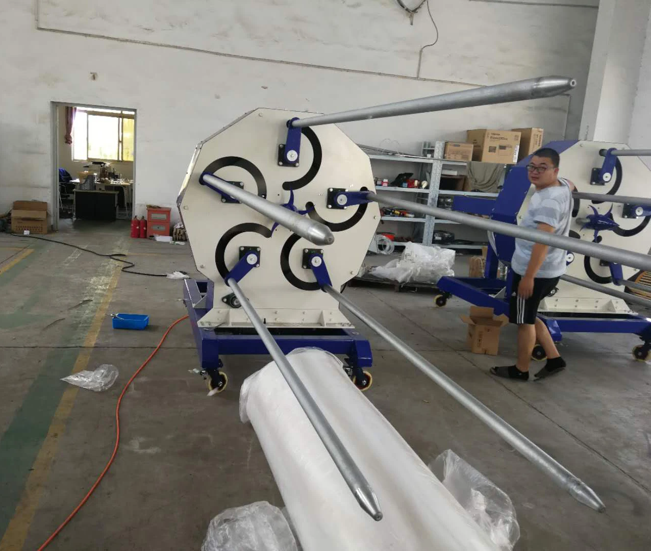 Nonwoven Polyester Fiber Roll Compression Packing Machine