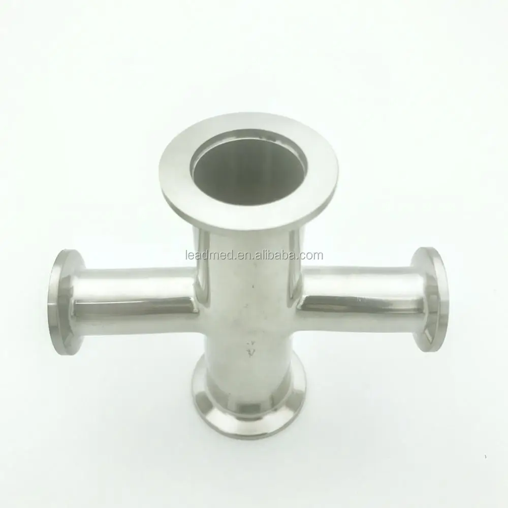 Reducer Cross Kf-40 To Kf-16 Vacuum Fittings,Iso-kf Flange Size Nw-40 ...