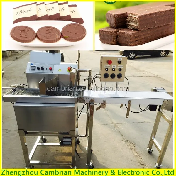 Ce Approval 8kg Chocolate Spreading Machine With Nuts Sprinkling ...