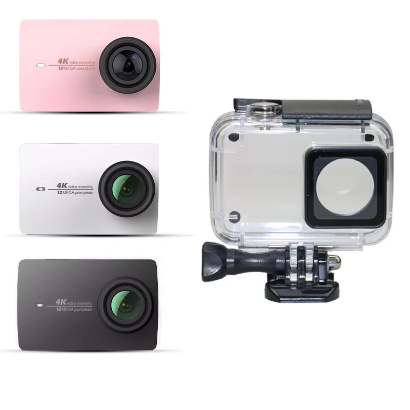 2018 New Sport Camera Waterproof Box Underwater Protective Diving ...