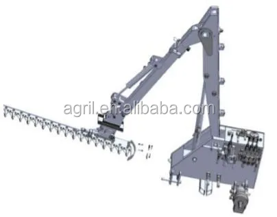 Flexible Hydraulic Telescopic Arm Side Cutting Mower Slasher With CE ...