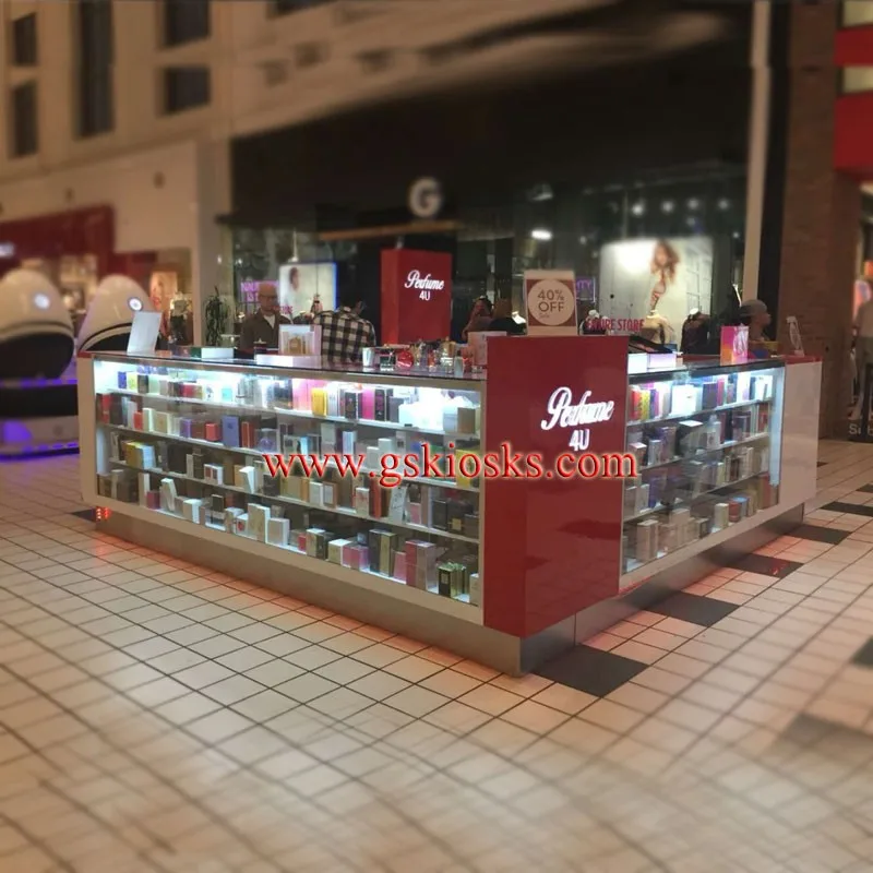 10*10ft Mall Perfume Display Showcase/ Display Showcase For Retail ...