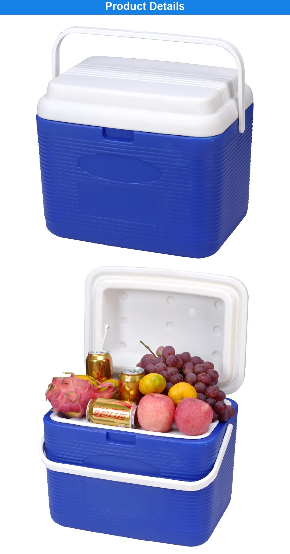 24l Plastic Cooler Box Food And Drink Storage Ice Cooler Box - Buy Ice ...