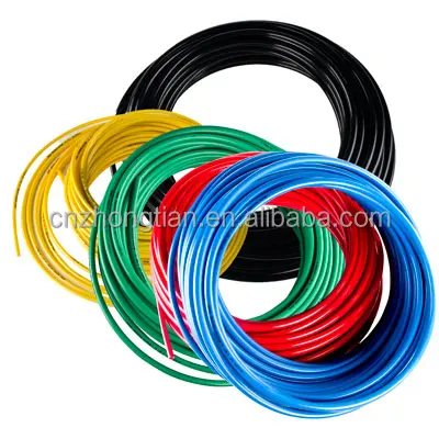 Black Flexible PVC Cable Sleeve with 4mm Sleeving Silicone Rubber ...