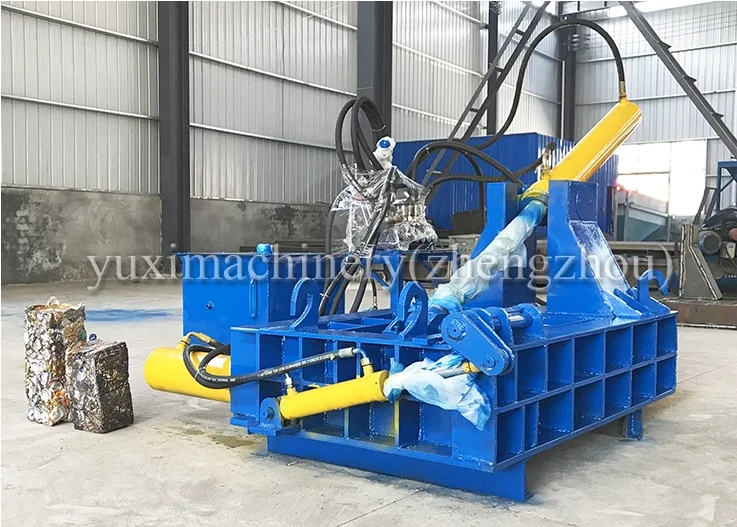 New Type Horizontal Aluminum Can Compressor Iron / Tin Can Press Steel ...