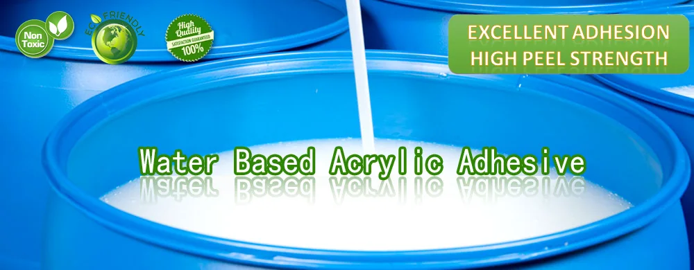 Water Based Acrylic Polymer Emulsion Adhesive Glue For Pressure Sensitive Materials - Buy ...