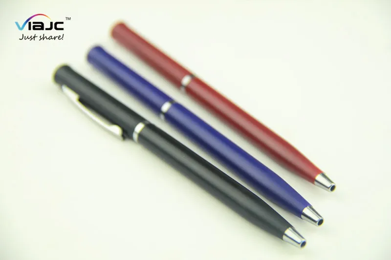 Promotional Hilton Ball Pens - Slim Plastic, Black Ink