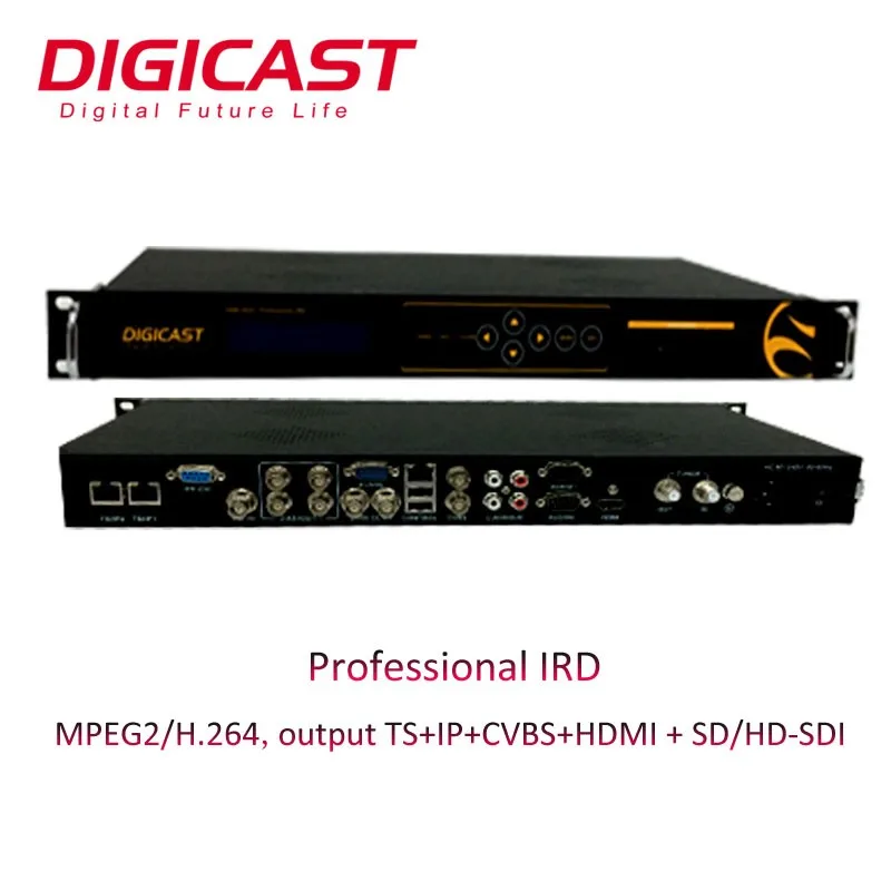 8 Channels Professional Receiver Fta Dvb-s2 Mpeg-4 Full Hd Digital Satellite Receiver With Rf To ...