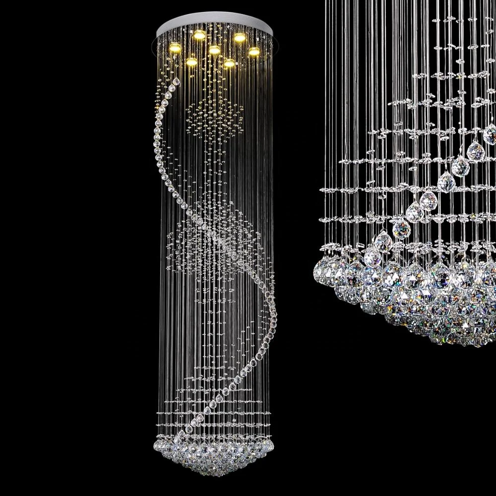 Living Room Chandelier - Modern Crystal Lighting Design